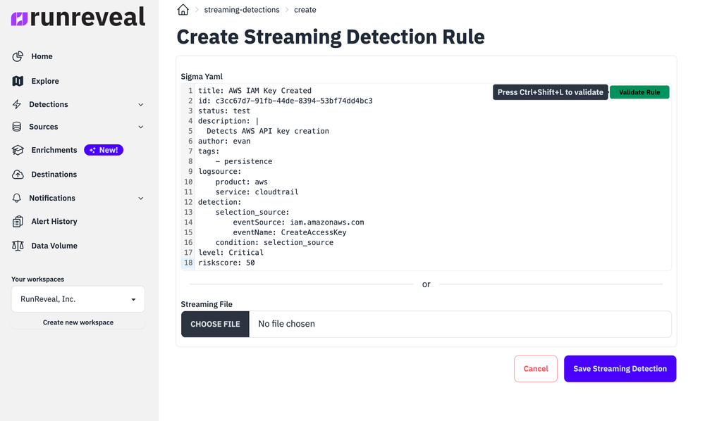 Introducing Sigmalite. RunReveal's open source sigma rule evaluator for ...
